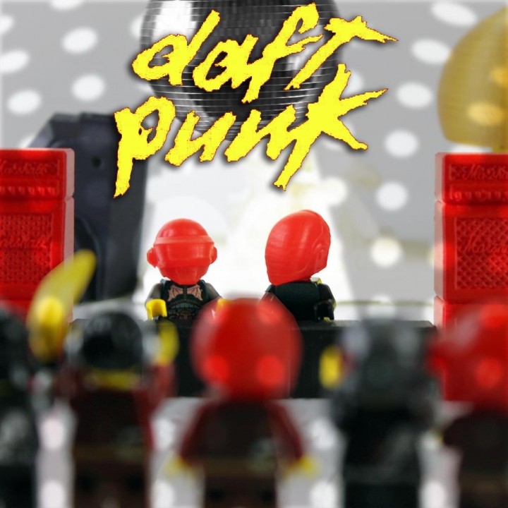 3D Printable Daft Punk Lego/ Thomas Bangalter - Resin Print by Marco ...