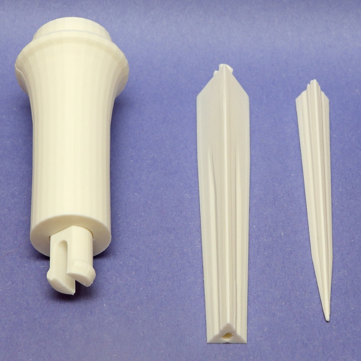 3D Printable Supernatural Cosplay Castiel Angel Blade by Joseph Ecker