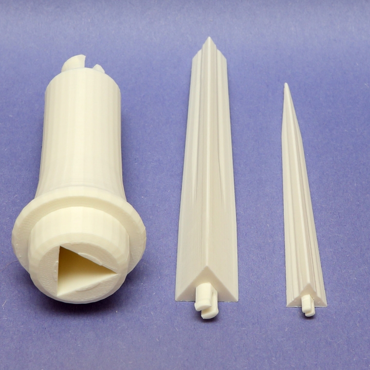 3D Printable Supernatural Cosplay Castiel Angel Blade by Joseph Ecker