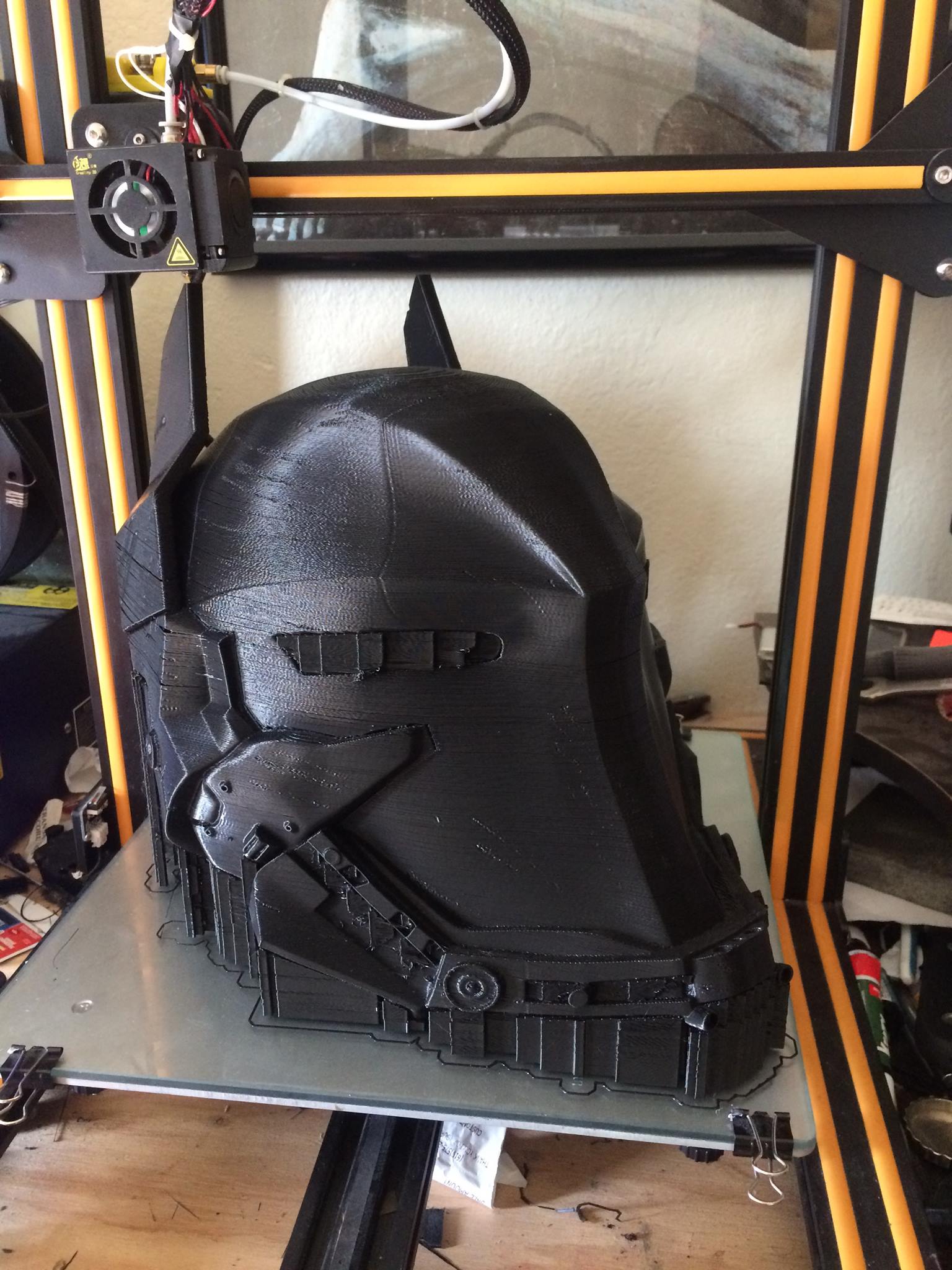 3D Printable Arkham Knight Wearable helmet by Stefanos Anagnostopoulos