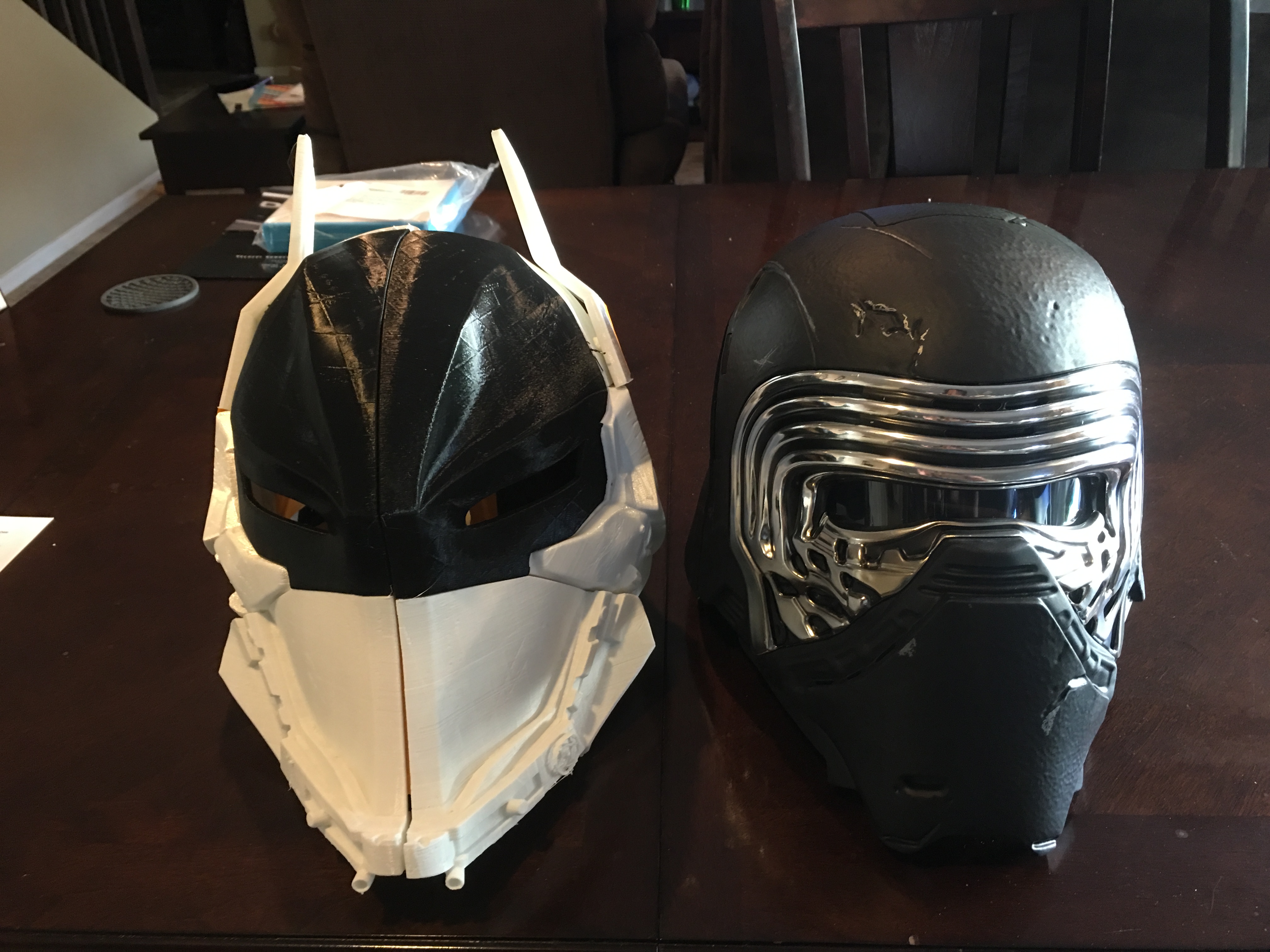 3D Printable Arkham Knight Wearable helmet by Stefanos Anagnostopoulos