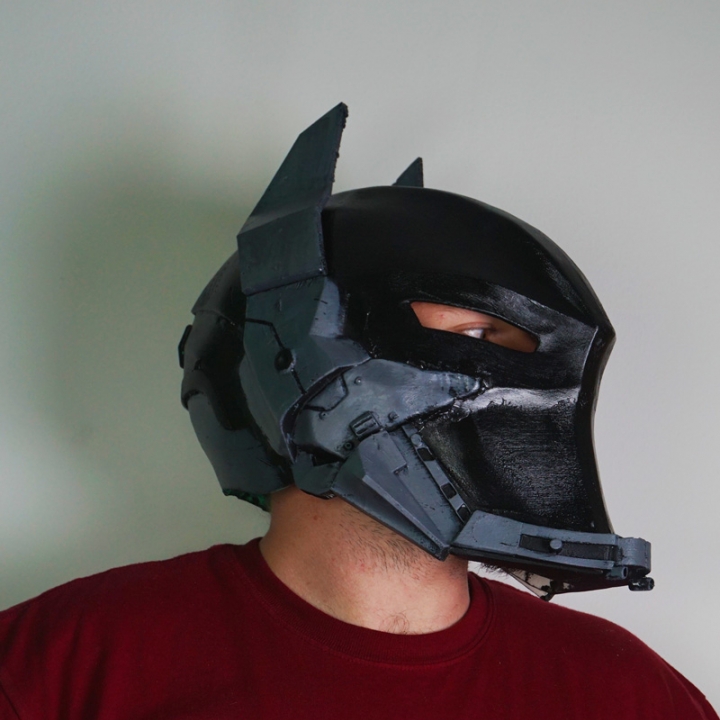 3D Printable Arkham Knight Wearable helmet by Stefanos Anagnostopoulos