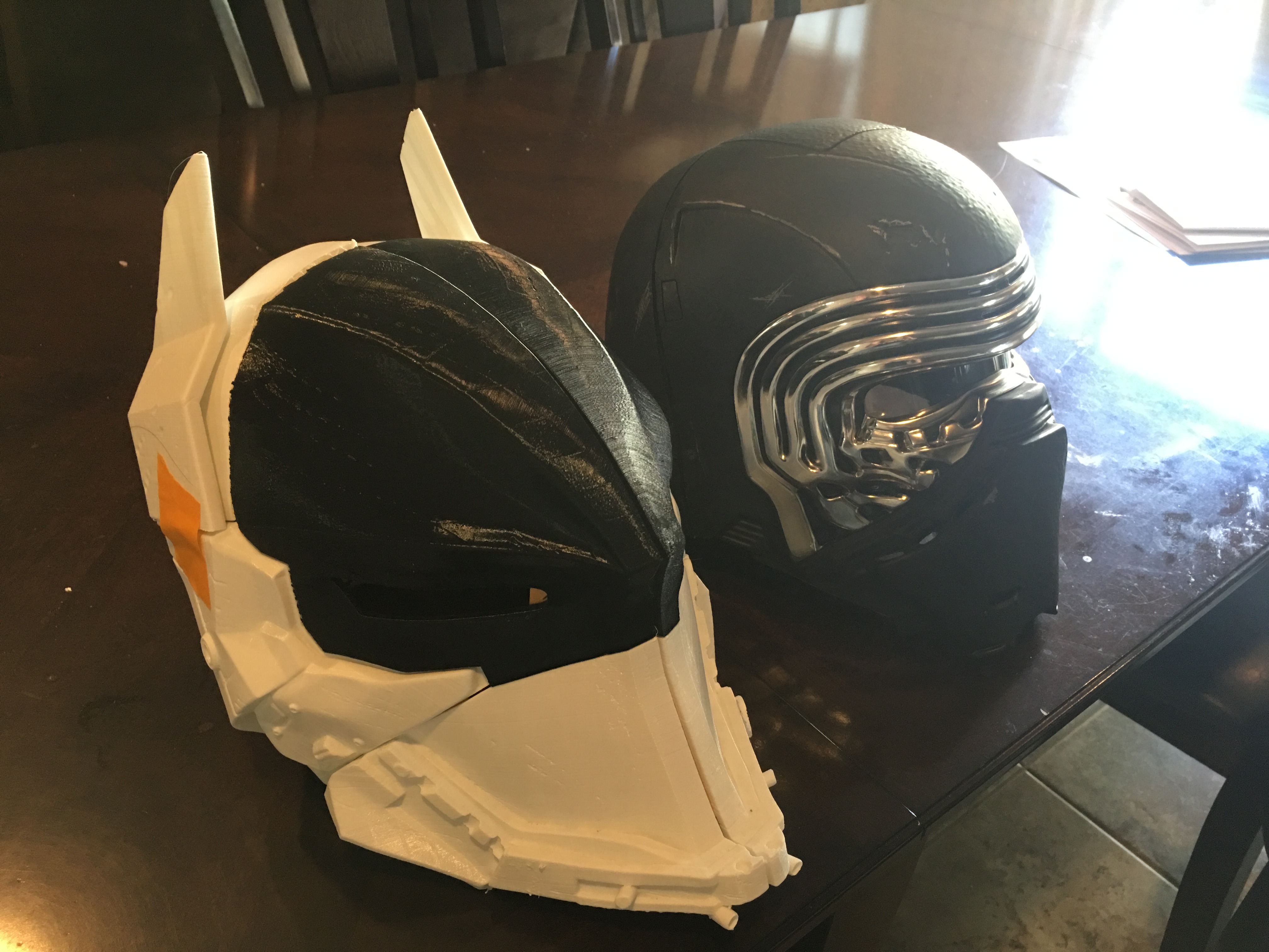 3D Printable Arkham Knight Wearable helmet by Stefanos Anagnostopoulos