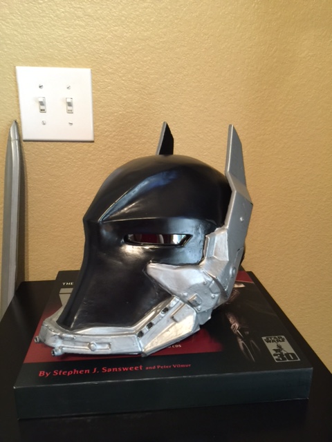 3D Printable Arkham Knight Wearable helmet by Stefanos Anagnostopoulos