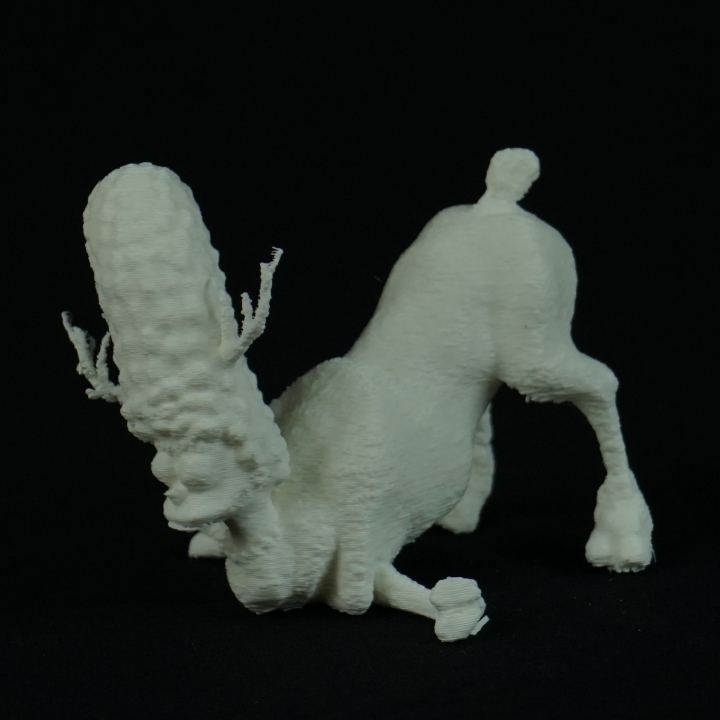 3D Printable Reindeer + Marge Simpson by Aurore DUDU