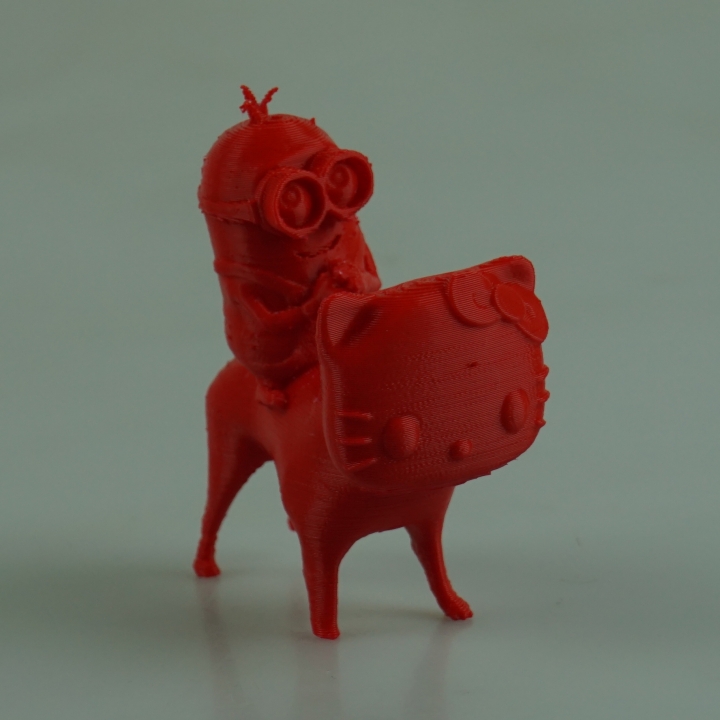 3D Printable Hello minion kitty pug by marco villa