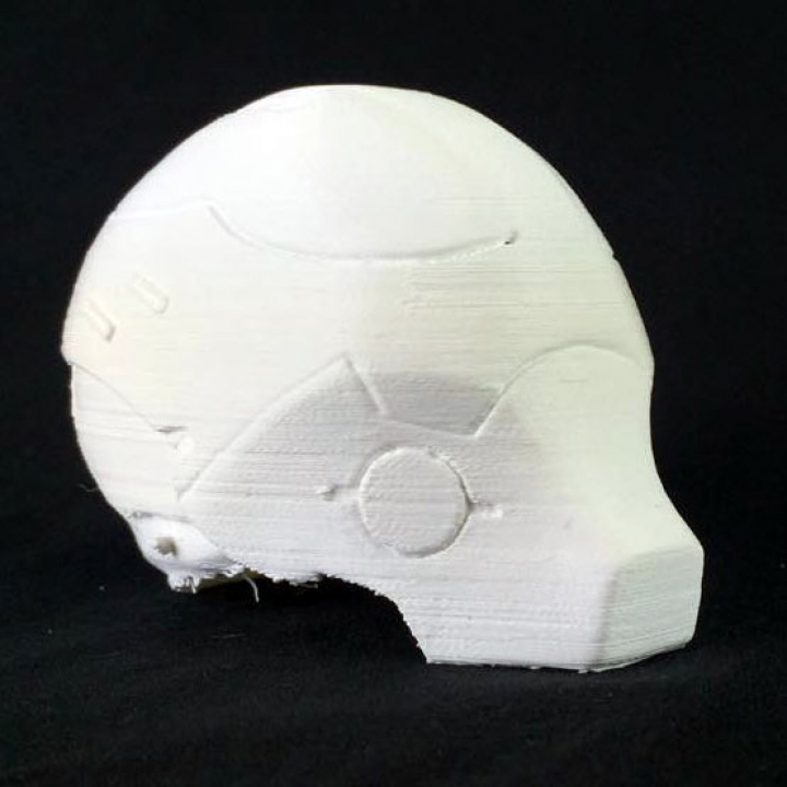 3D Printable Red Hood Helmet by Stefanos Anagnostopoulos