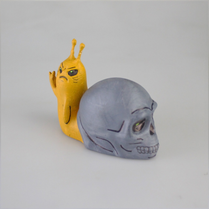 3D Printable The Lich Snail! Skull Version! by Ricardo Salomao