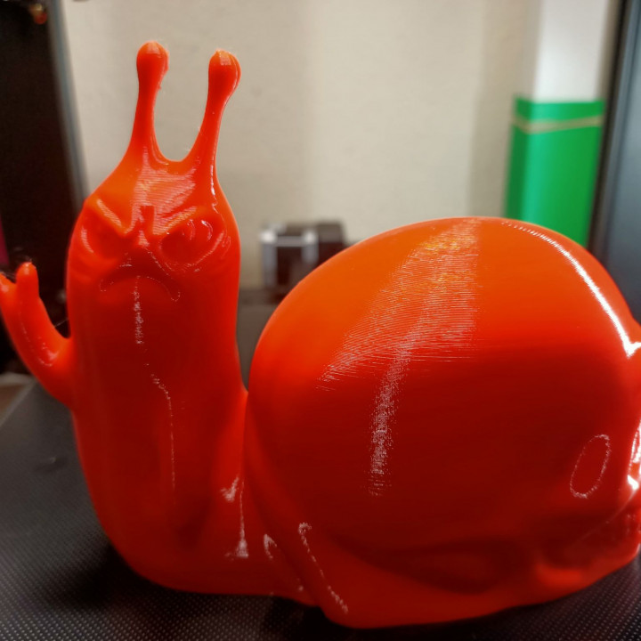 3D Print of The Lich Snail! Skull Version! by LapsedTime