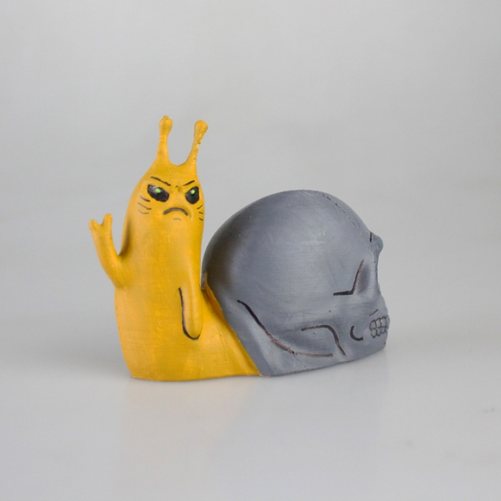 3D Printable The Lich Snail! Skull Version! by Ricardo Salomao