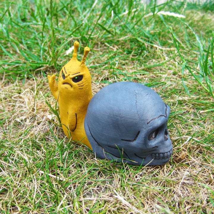 3D Printable The Lich Snail! Skull Version! by Ricardo Salomao