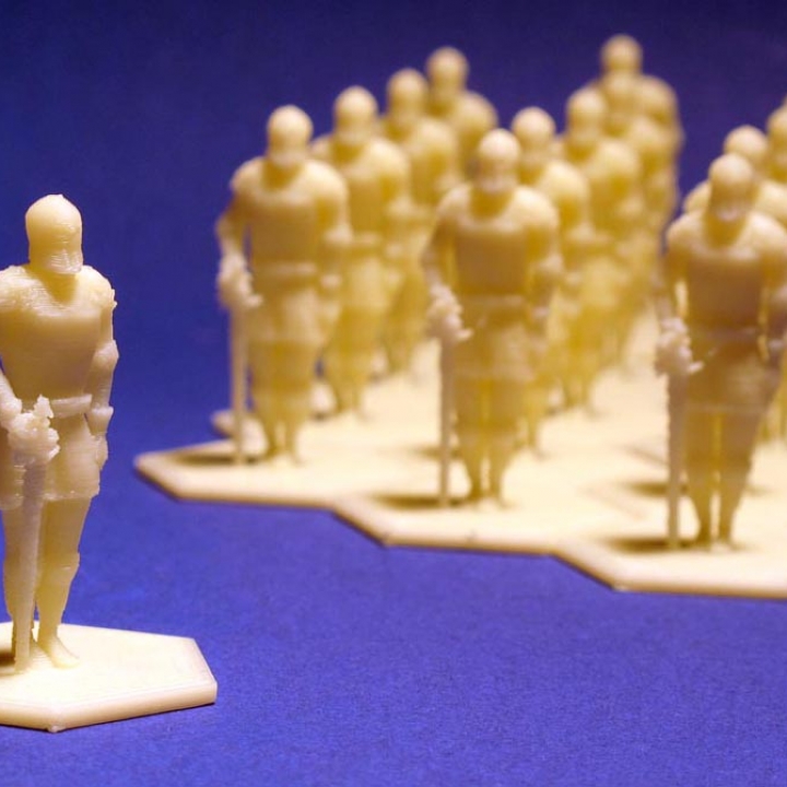 3D Printable Soldier Token by Zheng3