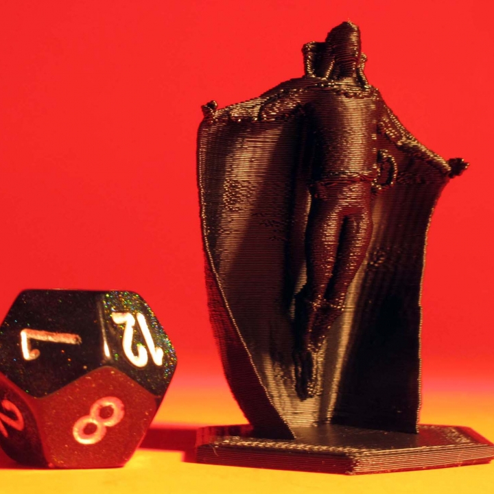 3D Printable Magic The Gathering Vampire Token by Zheng3