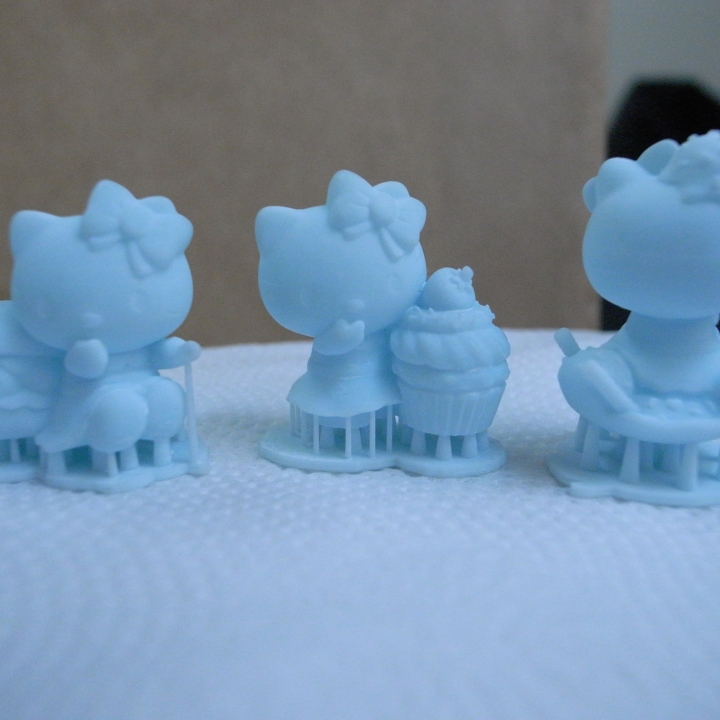 3D Printable Hello Kitty ! Food series ... by Bob Chang
