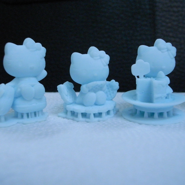 3D Printable Hello Kitty ! Food series ... by Bob Chang