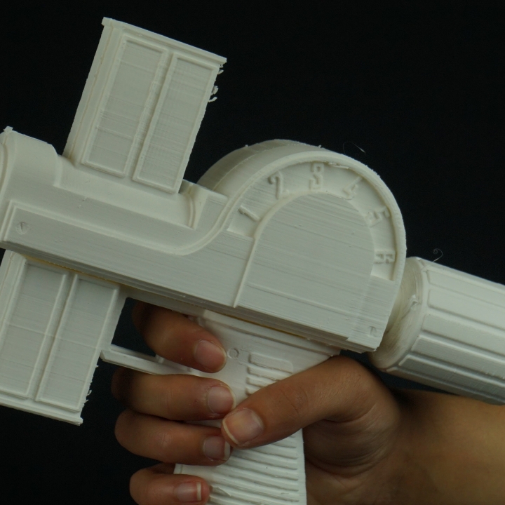 3D Printable Judge Dredd Lawgiver Mk1 by David William Webb