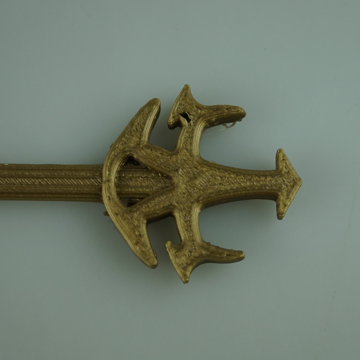 3D Printable Extruded Complex Sword by Nikolaos Kalogeropoulos
