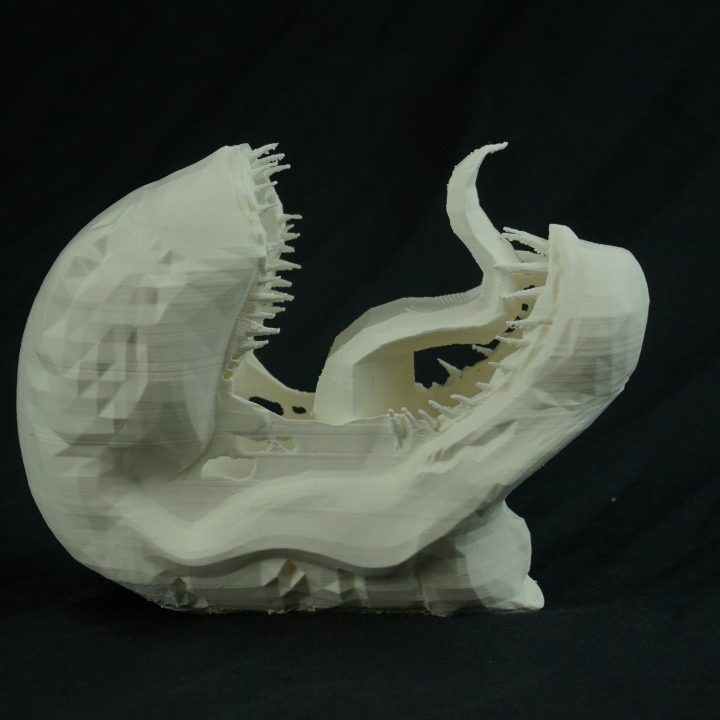 3D Printable Venom Head by Chris Bermant
