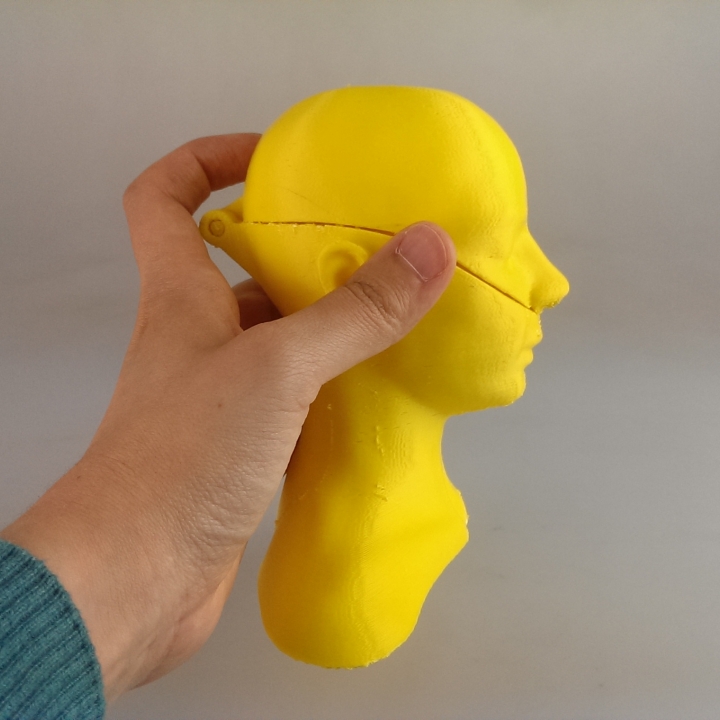 3D Printable Woman head Box by Begoña Quesada Alonso