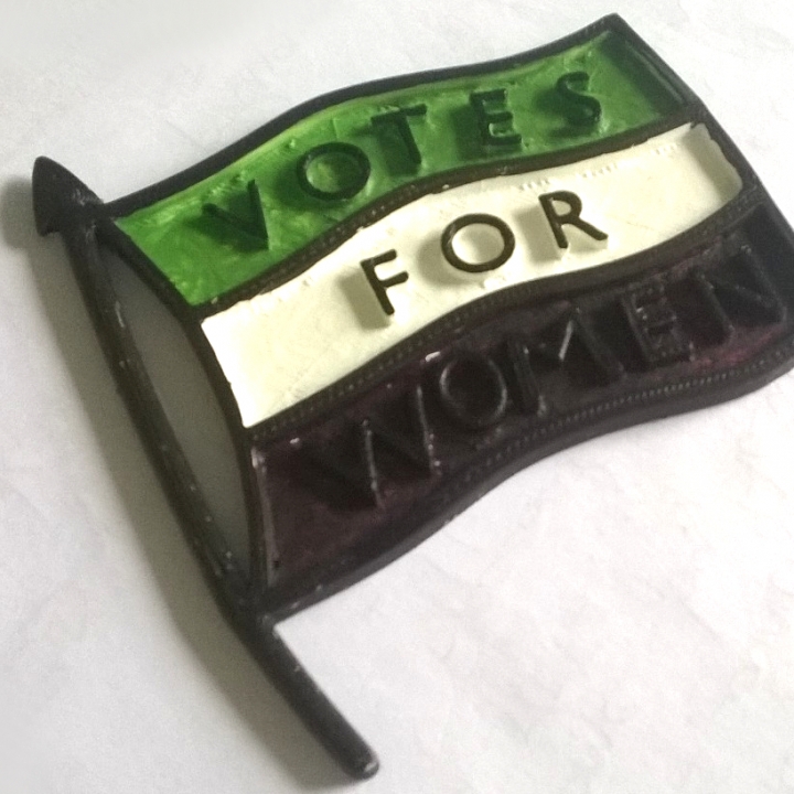 3D Printable WSPU Badge - Emmeline Pankhurst's 156th Birthday by Yvan ...