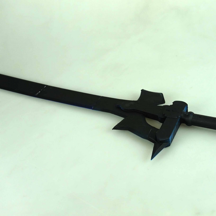 3D Printable Kirito's Dual Blade elucidator by www.sharai.eu