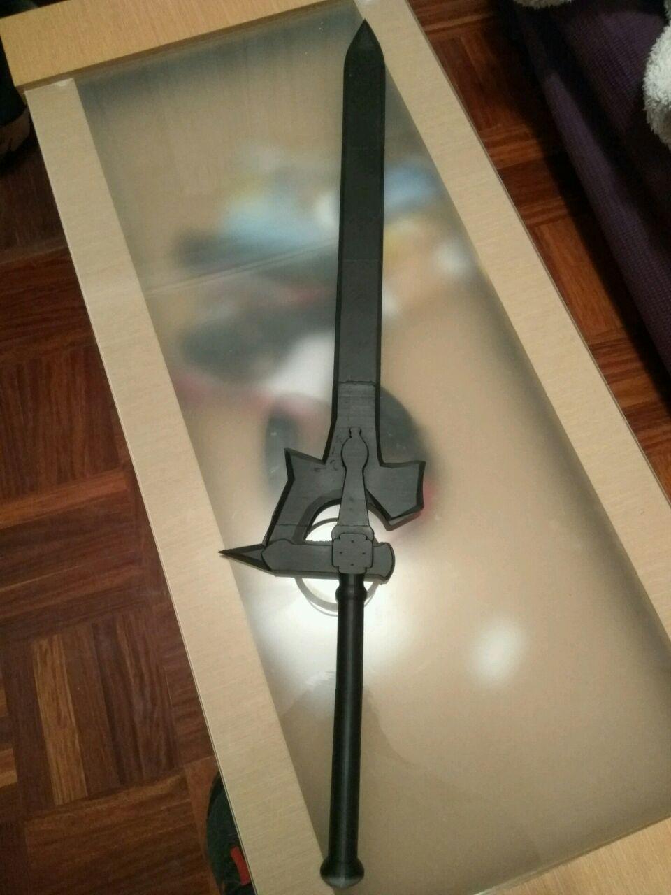 3D Printable Kirito's Dual Blade elucidator by www.sharai.eu