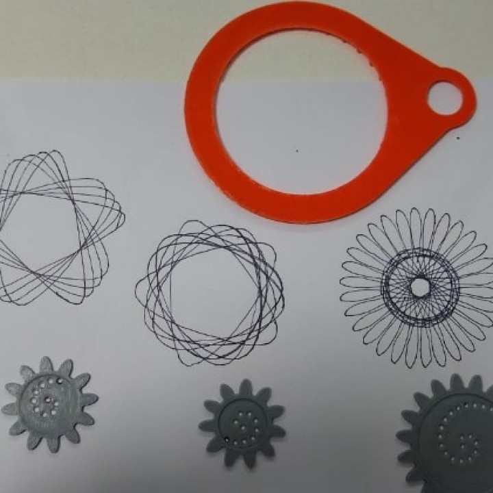 3D Print of Spirograph by mauriciofmelo