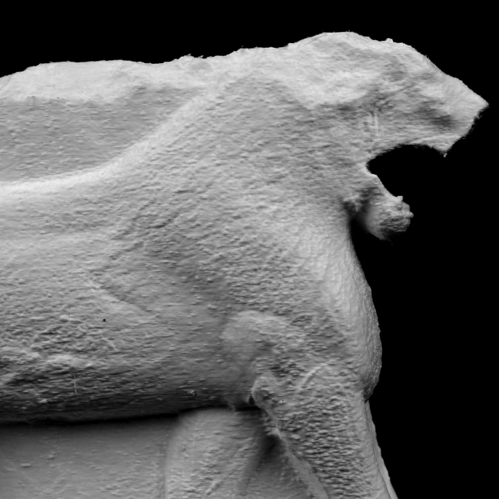 3D Printable Lion of Mosul at The Mosul Museum, Iraq by Scan The World