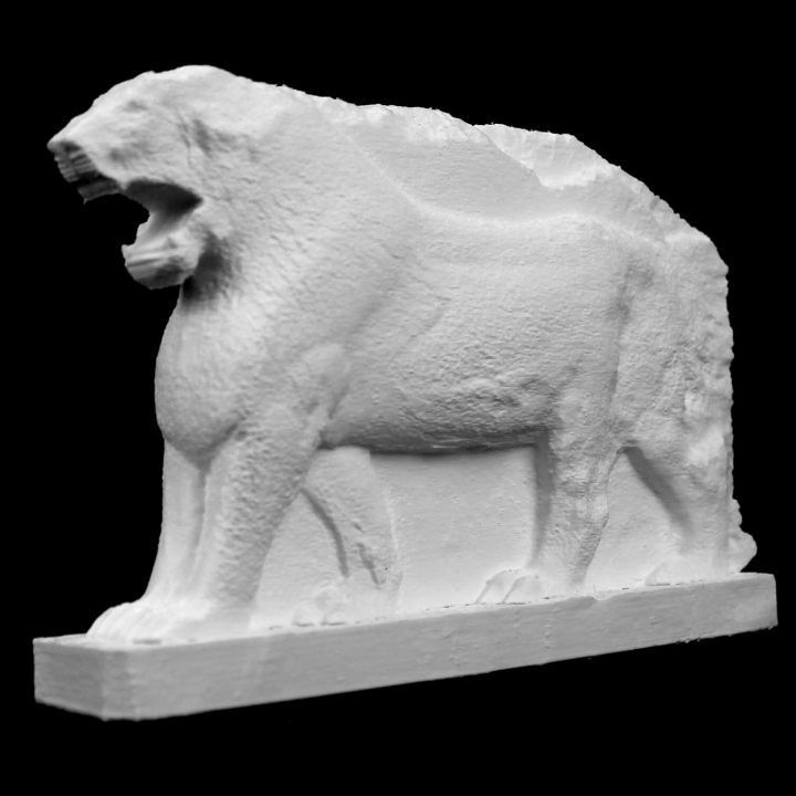 3D Printable Lion of Mosul at The Mosul Museum, Iraq by Scan The World