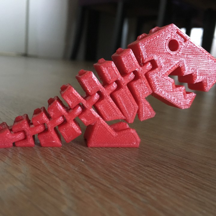 3D Print of Flexy Rex by WaRHeaD2410