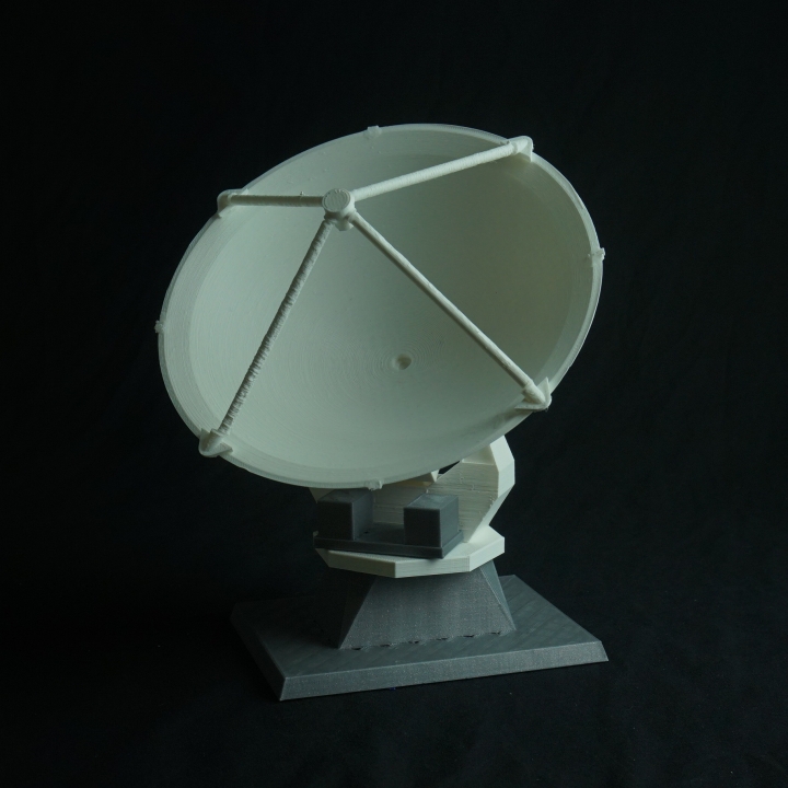 3D Printable Simple Radio Telescope by Andreas Lindegren