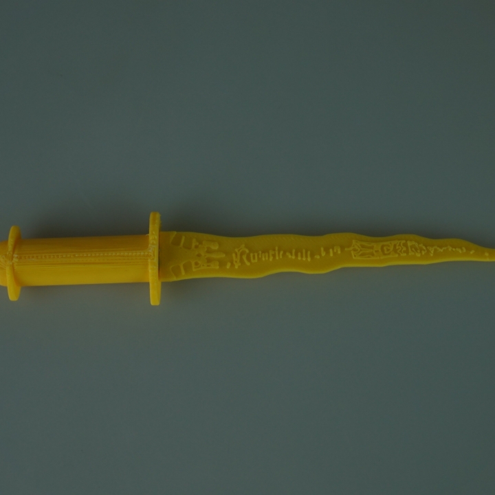 3D Printable Once Upon A Time - Rumplestiltskin Dagger by louie kempner