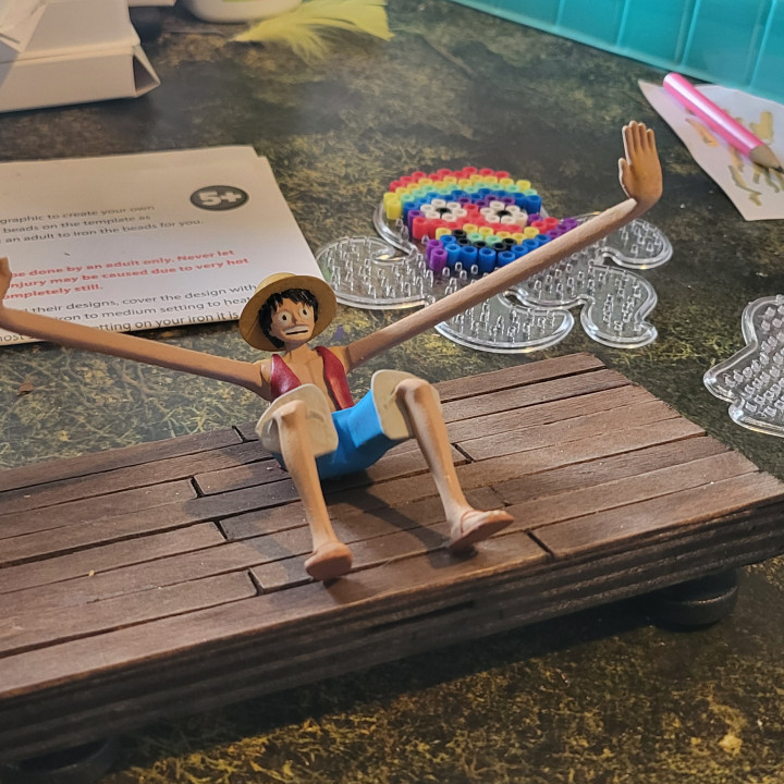 3D Print of Luffy Phone Holder by LordOfNone