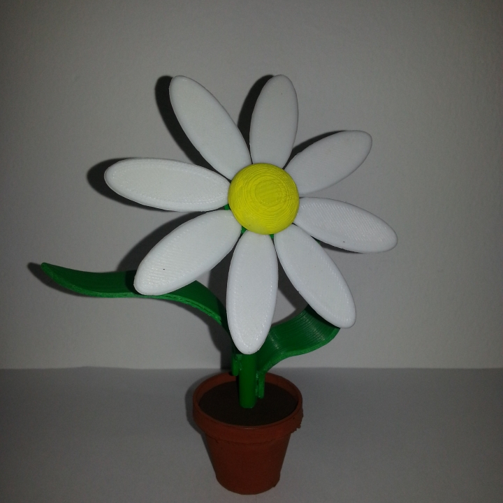 3D Printable FlowerKit-Daisy by gionny_be_good