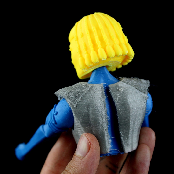 3D Printable Cleopatra Articulated Doll by Udo Graf