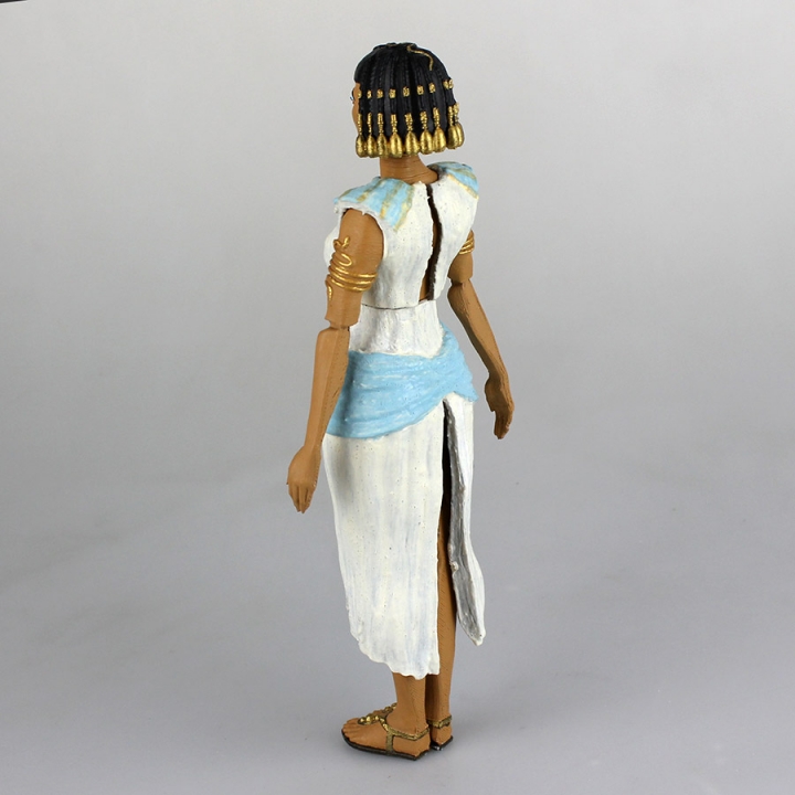 3D Printable Cleopatra Articulated Doll by Udo Graf
