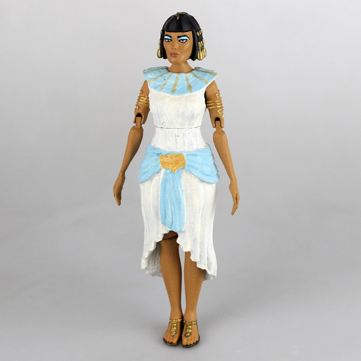 3D Printable Cleopatra Articulated Doll by Udo Graf