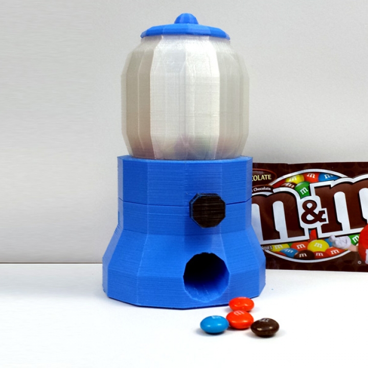 3D Printable Mini Candy Machine by Tanya Wiesner
