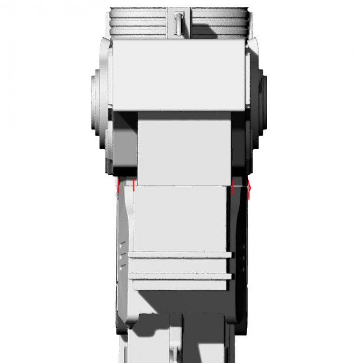 3D Print of Gears Of War Lancer- CHAINSAW GUN! by gibbsmontiel