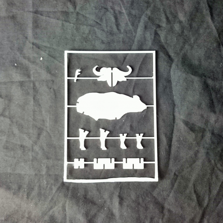 3D Printable Puzzled Buffalo Card by Deepak Devmore