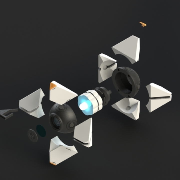 3D Printable Destiny Ghost by Wersonic