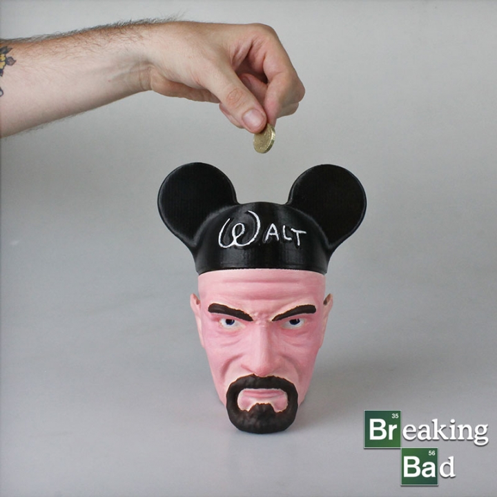 3D Printable Breaking Bad Money Bank! by Ricardo Salomao