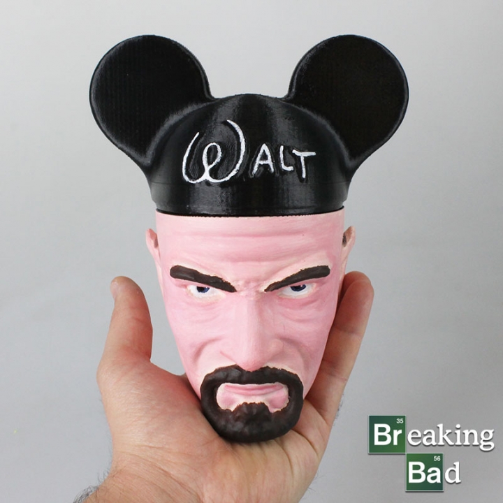 3D Printable Breaking Bad Money Bank! by Ricardo Salomao