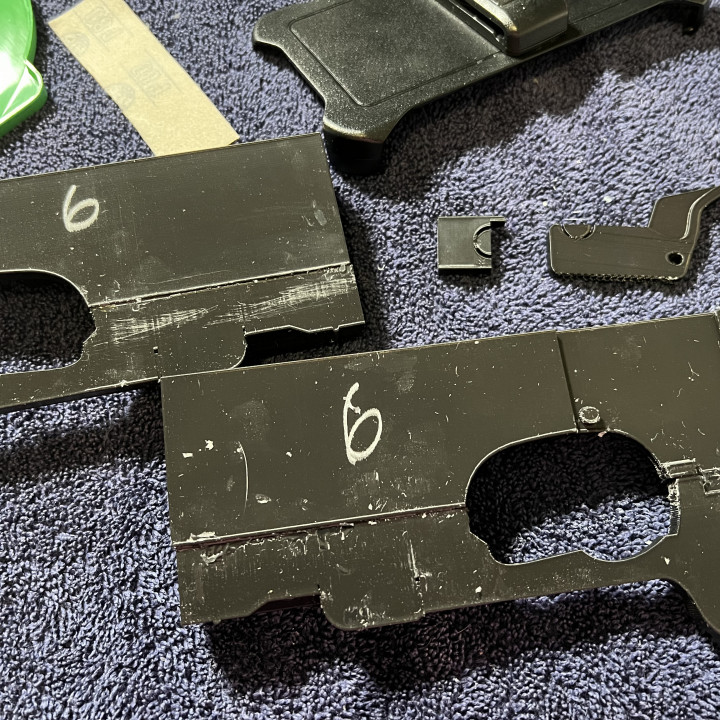 3d Print Of Halo 5 Guardians Assault Rifle By Daniellelang