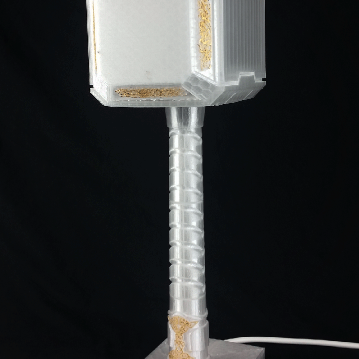 3D Printable Thor Lamp by Laura Pantaleone