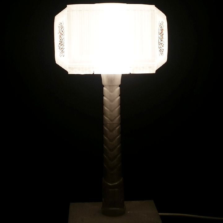 3D Printable Thor Lamp by Laura Pantaleone