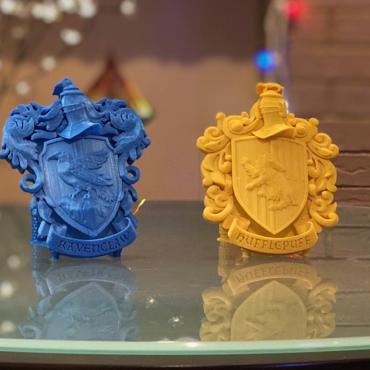 3D Print of Ravenclaw Coat of Arms Wall/Desk Display - Harry Potter by ...