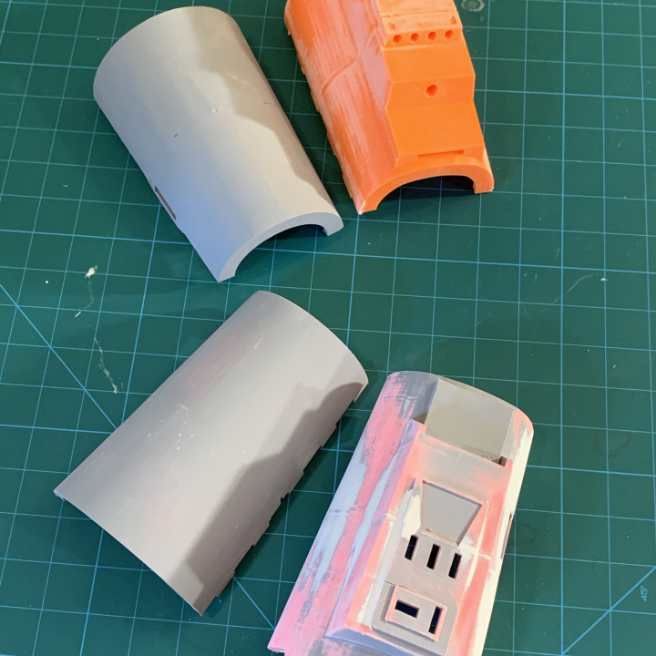 3D Print of Death Watch Mandalorian Gauntlets MKII (Male) with ...