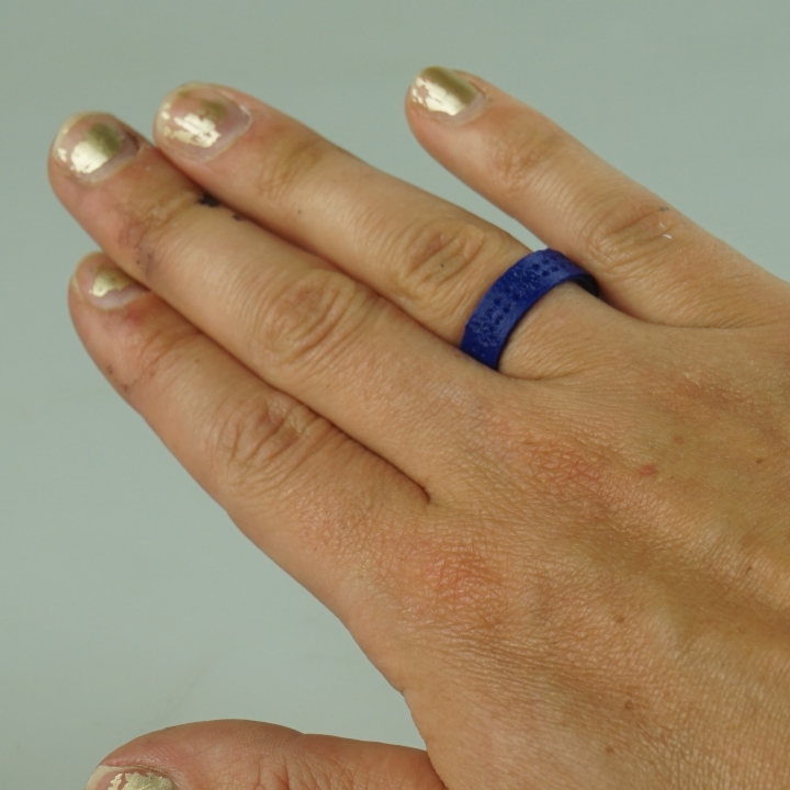 3D Printable ring design by muguet