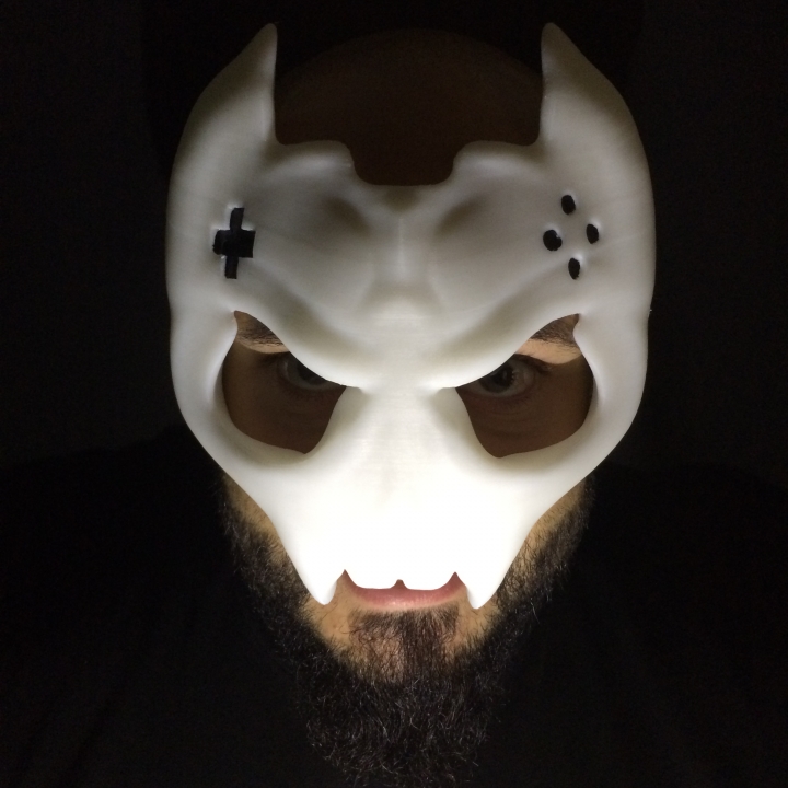 3D Printable BLAME THE CONTROLLER MASK! by Ricardo Salomao